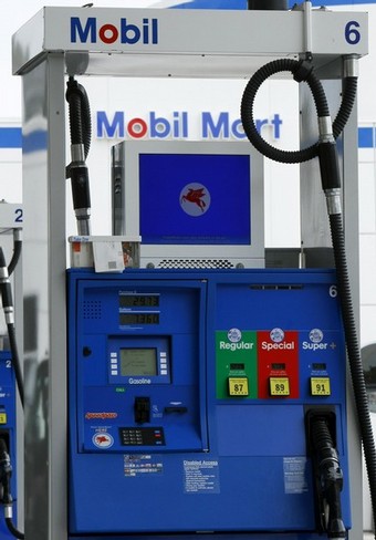 Mobil Gas Station Pump